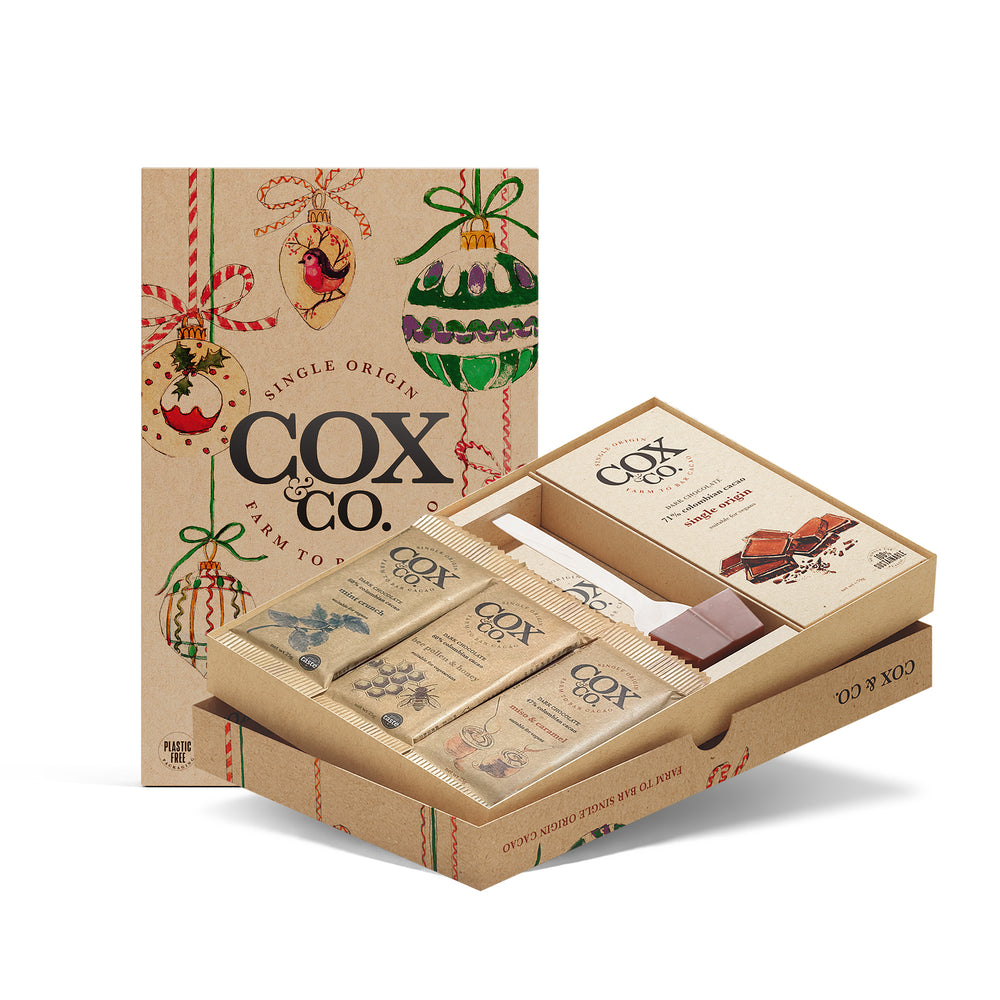PRE_ORDER Cox&Co Christmas Selection Box 6 x 190g – Cox&Co Cacao